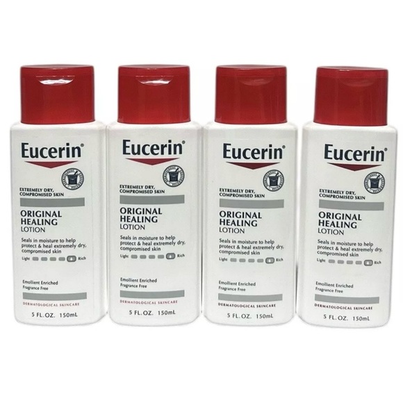 Eucerin | Bath & Body | 4 Eucerin Original Healing Rich 5 Fl Oz Body ...